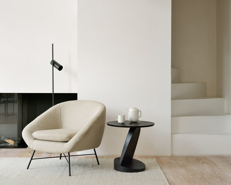 Ethnicraft Chaise Lounge - Barrow Blanc Cassé – Depot Design